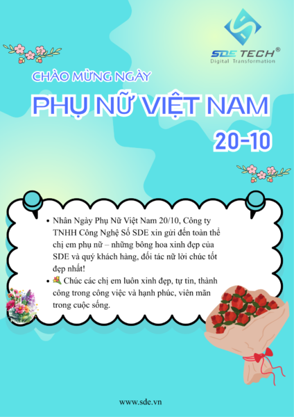 SDE - MỪNG NGÀY PHỤ NỮ VIỆT NAM 20/10🌸 - SDE TECH